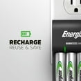 Energizer Battery Charger with Rechargeable AAA and AA Batteries ...