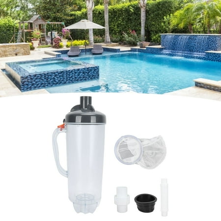 Herwey In Line Pool Leaf Canister With Filter Basket Tube Swimming Pool ...