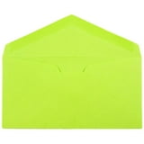 JAM Paper Monarch Envelopes, 3 7/8 x 7 1/2, Lime Green, 50 per Pack ...