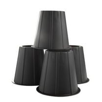 Dilwe 4 Pieces/Set Furniture Leg Risers PP Plastic Non-Slip Riser for ...