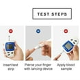 Blood Glucose Monitor Kit 50 Lancets,No Coding Diabetes Home Test Kit ...