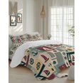 4 Piece Duvet Cover Set Twin, Retro Nautical Sailboat Anchor Soft ...