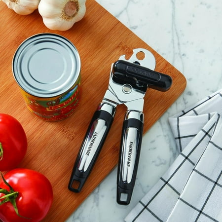Farberware Professional Can Opener with Built in Bottle Opener in Black ...