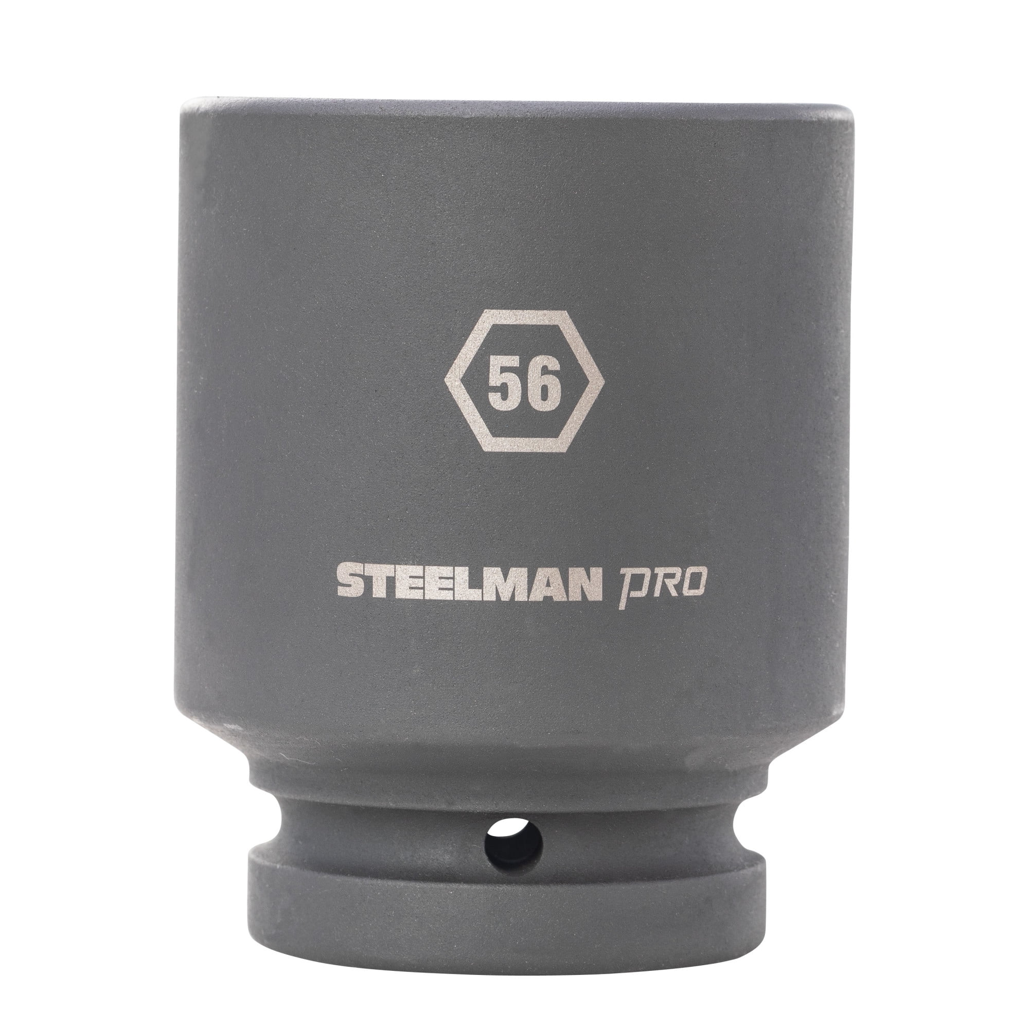 Steelman Pro 1-Inch Drive x 56mm 6-Point Deep Impact Metric Single ...