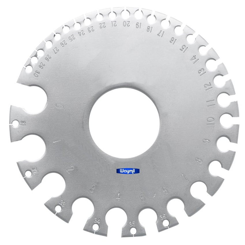 Metal Wire And Sheet Gauge B&S Jewelry Measuring Tool - Walmart.com