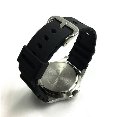 Casio - Casio Men's Solar Powered Analog Watch, Black Dial - Walmart ...