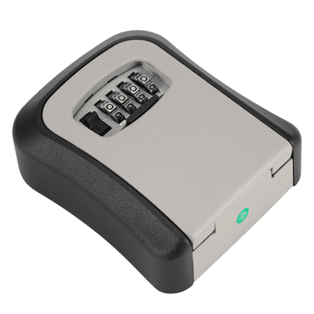 Fdit Key Lock Box,Wall Mounted Lock Box,Outdoor Wall Mounted 4‑Digit ...