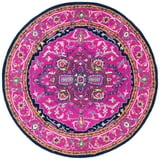 SAFAVIEH Bellagio BLG541C Handmade Pink / Navy Rug - Walmart.com