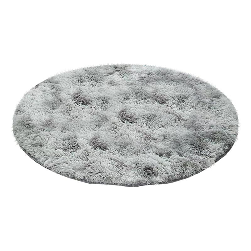 Ultra Soft Round Area Rugs 4 Ft Circle Shag Rug for Living Room Modern ...