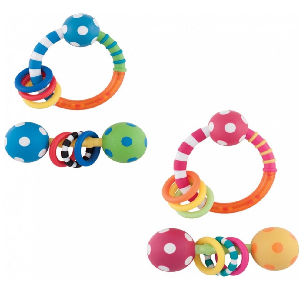 Sassy My First Rattles - Assorted Colors - Walmart.com - Walmart.com