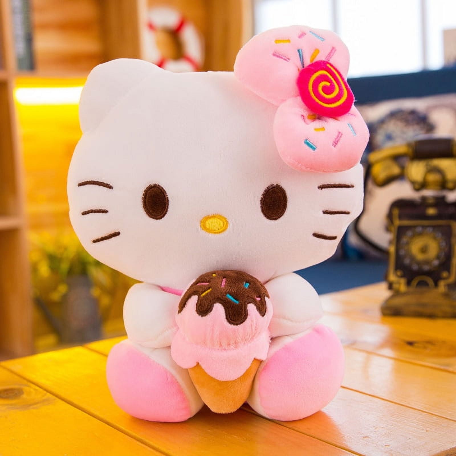 Click here for Guantong Hello Kitty Hug Ice Cream Cat 30cm  Pillo... prices