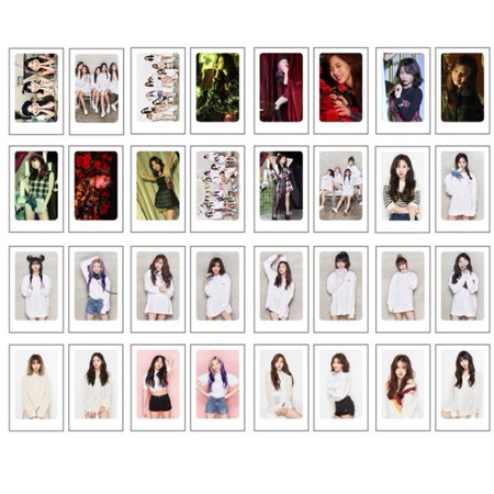 32pcs Idol Portrait Photo Cards Message Card Photocard Lomo Card Poster ...