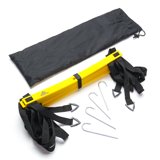 Black Mountain Products Foldable Agility Ladder with Carry Bag, 4M ...