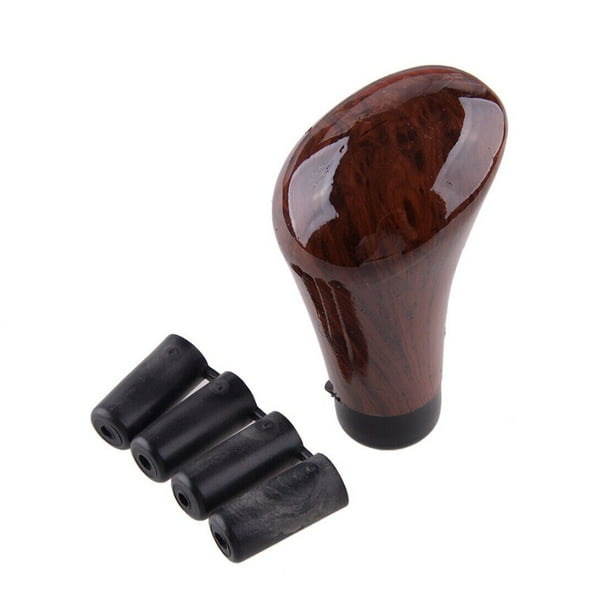Universal Walnut Wood Grain Car Gear Head Shift Shifter Lever Stick ...