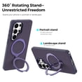 Shimist For Samsung Galaxy S25 Ultra 6.9" Case Built-in Magnetic Ring ...