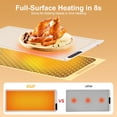 Food Warming Mat Extra Large 36x16 Inch 580W Waterproof Heating Pad, 6 ...