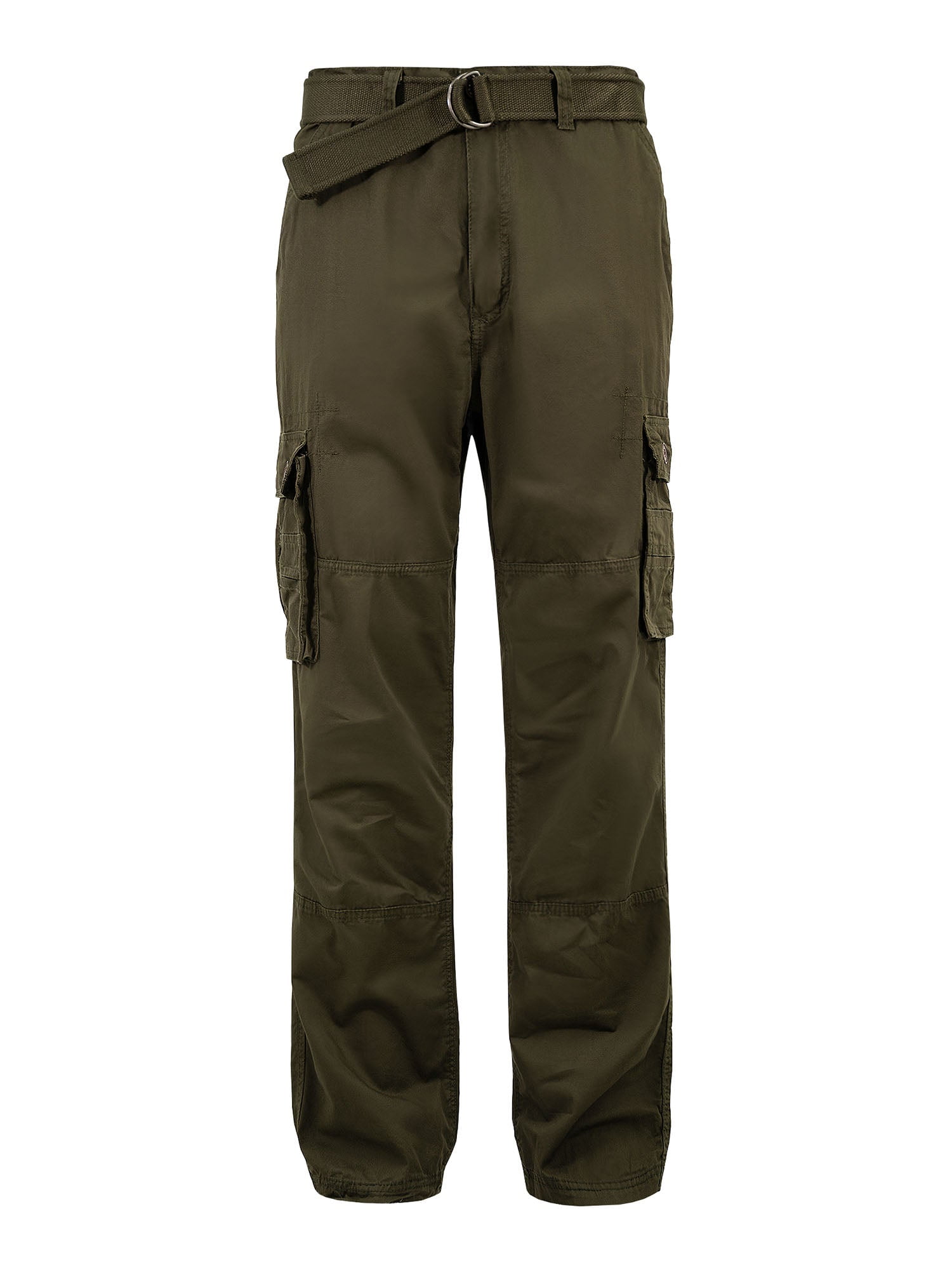 G-Style Men's Essential Enzyme Washed Twill Cargo Pants Olive 30/30 ...