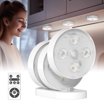 12V Under Cabinet Light LED Puck Lights Wireless Downlight Spotlights ...