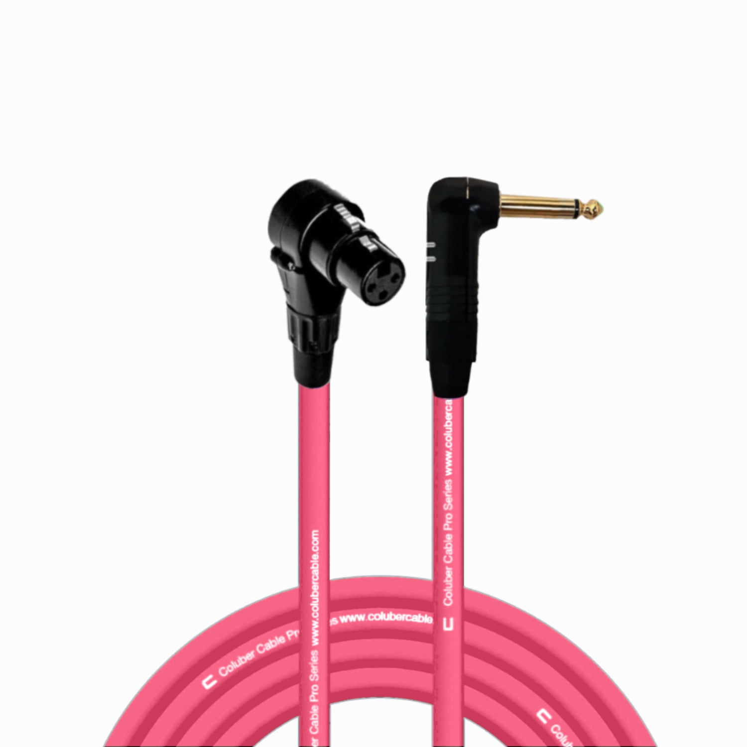 Coluber Cable Right Angle XLR Female to Right Angle 1/4" TS 3-Pin ...