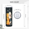 20 oz Stainless Steel Insulated Tumbler - Cute Dog & Panda Design with ...
