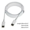 CIYISON Double End USB C Connector Charge Cable Cord USB C to Type C ...