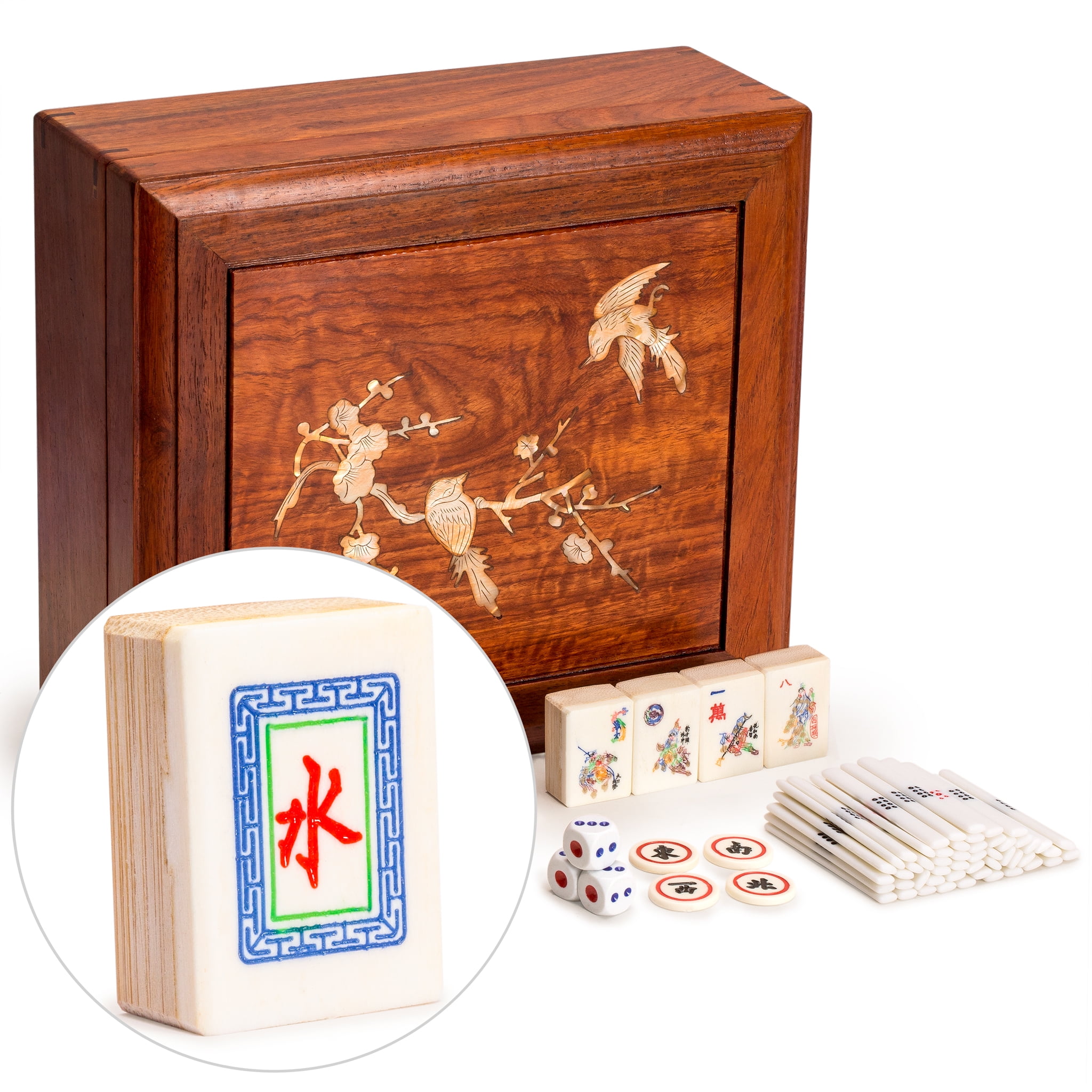 Outlaws of the Marsh Chinese Mahjong Set, "Bone and Bamboo Tiles" in ...