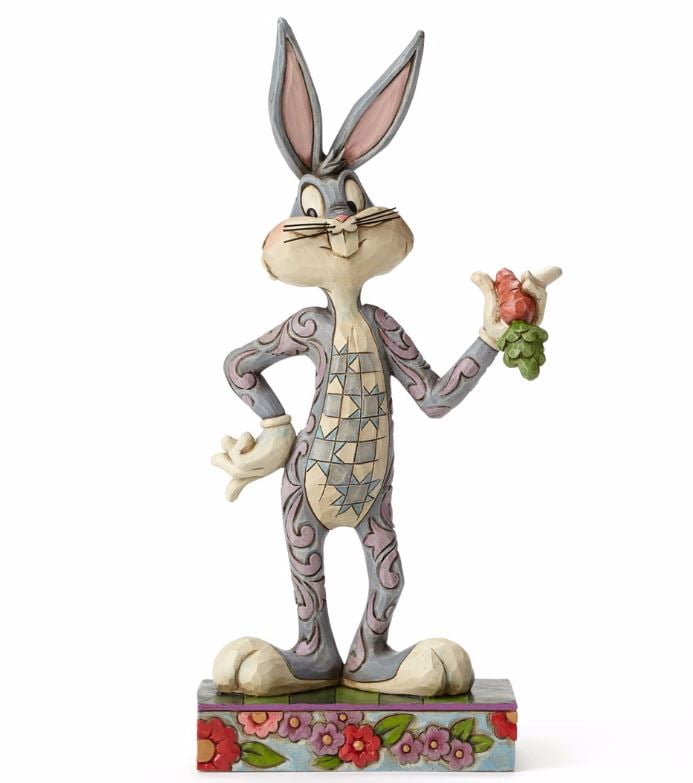 Jim Shore Looney Tunes Whats Up Doc Bugs Bunny with Carrot Figurine ...