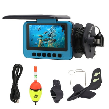 4.3 Inch IPS Display Underwater Fish Finder Infrared LED Waterproof ...