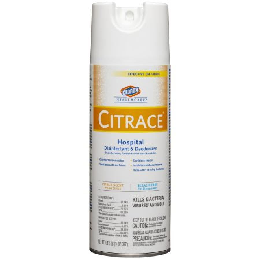 Clorox Healthcare Citrace Hospital Disinfectant & Sanitizer, 14 ounce ...