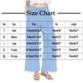 Blmnix Womens Pants Palazzo Work Pants Cotton Pant Full Straight-Leg ...