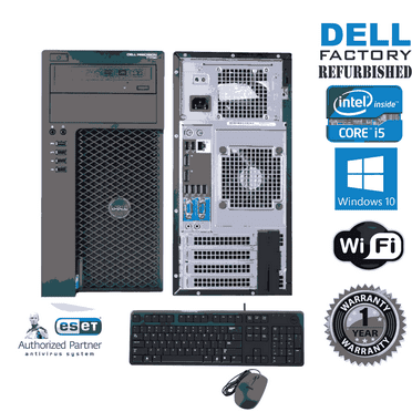 Dell Precision 3620 Microtower PC with Intel i5-6500, 8GB 1TB HDD ...