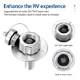3/4 RVs Water Inlet Check Valves City Water Inlet Corrosion Resistant ...