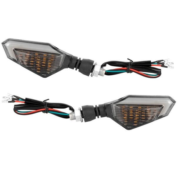 Spptty Motorcycle Warning Lights,2Pcs Motorcycle Retro Waterproof LED ...
