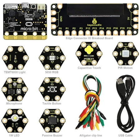 KEYESTUDIO for Microbit Accessories STEM Starter Kit for BBC micro:bit ...