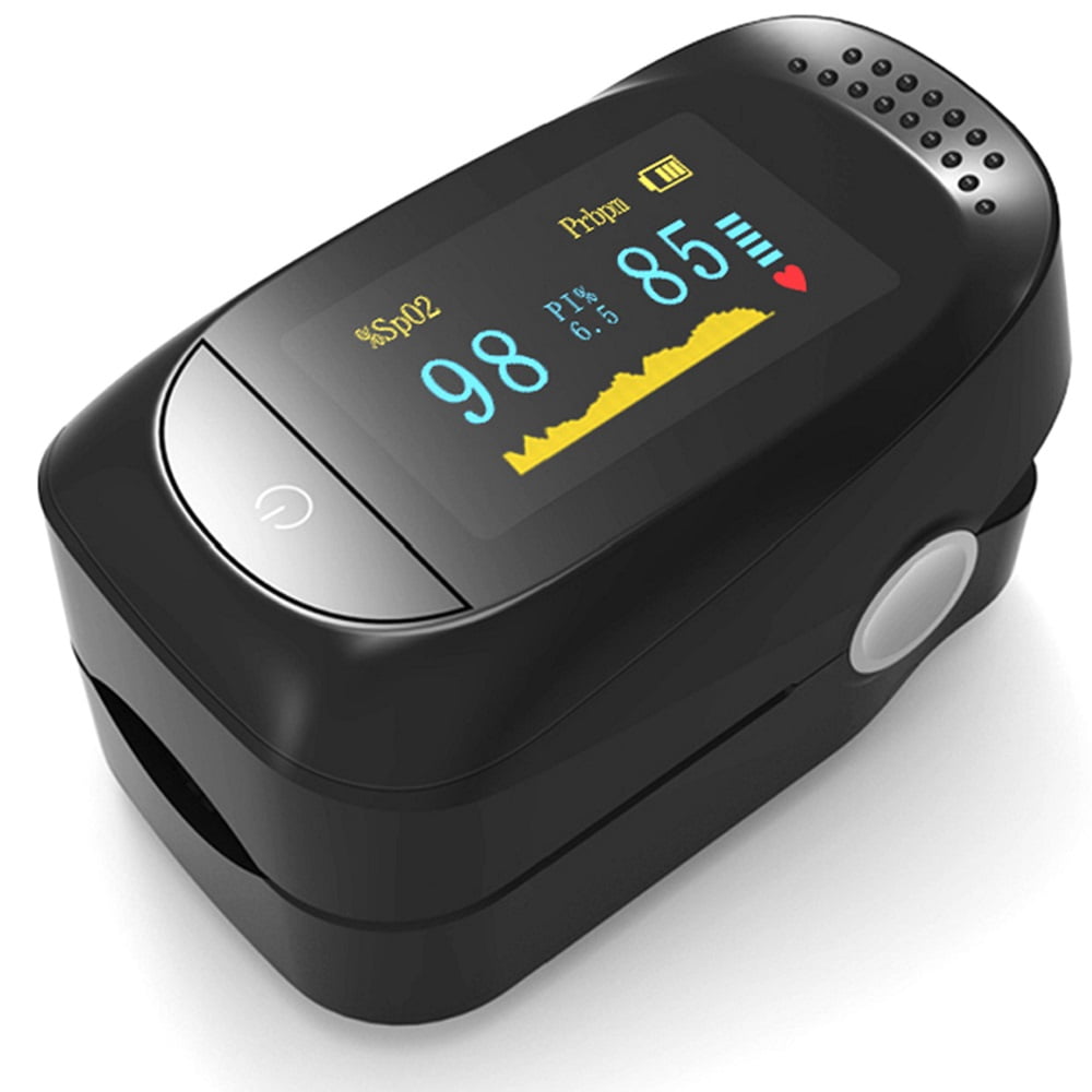 Finger Pulse Oximeter Blood Oxygen Saturation SpO2 Monitor Black finger-pulse-oximeter-blood-oxygen-saturation-spo2-monitor-black