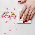 Adorable Panda & Cherry Blossom Wall Sticker - Self-Adhesive Home Decor ...