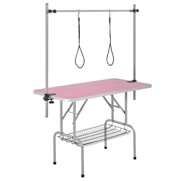 Yaheetech Adjustable Pet Grooming Table, Foldable Stand for Dogs/Cats ...