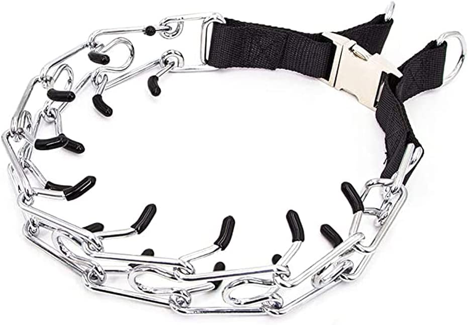 Dog Prong Collar, Adjustable Stainless Steel Training Pinch Collar for ...