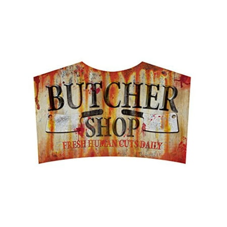 Sunstar Industries Butcher Shop Sign Metal Halloween Zombie Apacolypse ...