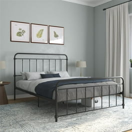 Novogratz Francis Farmhouse Metal Bed Twin Black Walmart
