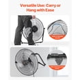 VEVOR 2 PCS Floor Fans, 3 Speeds High Velocity Heavy Duty 20 Inch ...
