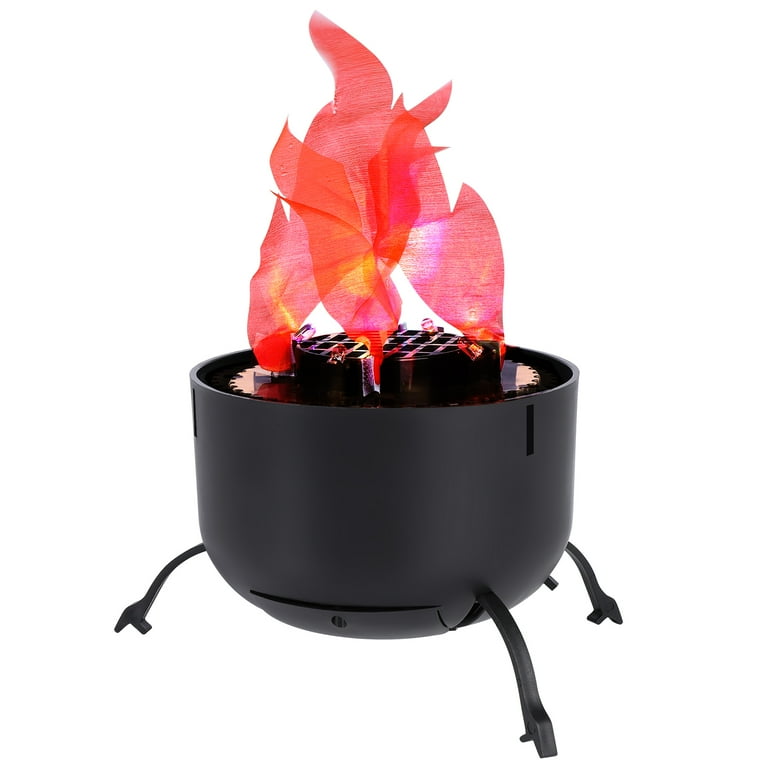 Battery Operated Artificial Fire LED Lantern Decoration Fireplace Lamp