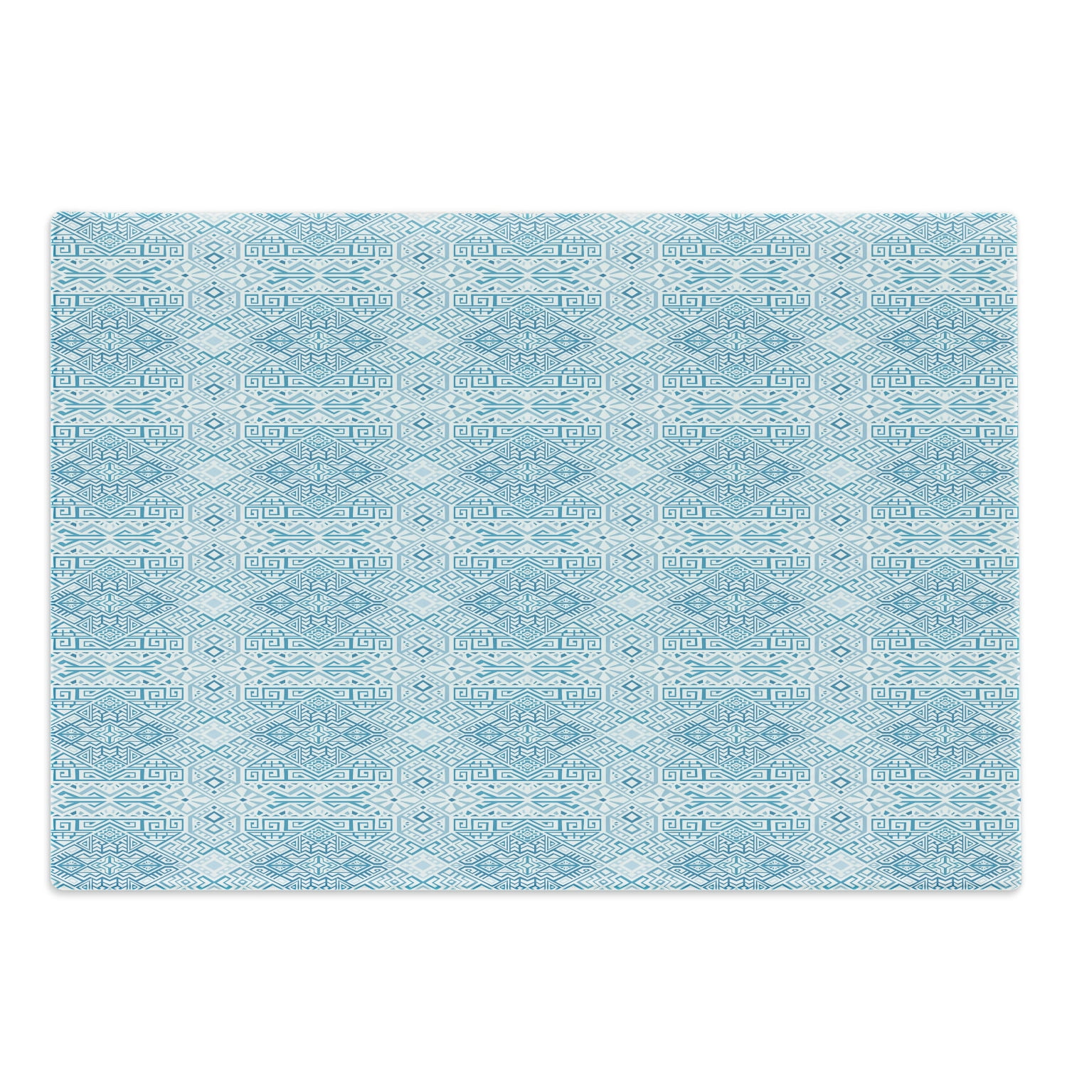Aztec Cutting Board, Monochrome Style Bohemian Design of Squares ...