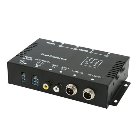 4 Channel Video Splitter, Image Switch Parking Camera Video Switch ...