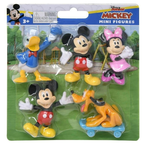 Disney Mickey Mouse 5-Pack Collectible Figures - Walmart.com