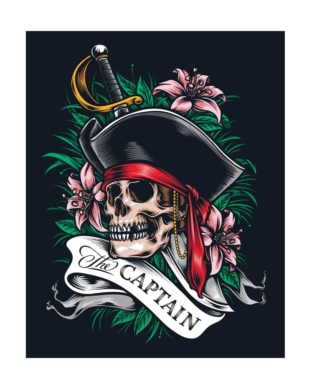 Island Gear Pirate Captain Flag 54x68 Cotton Velour Beach Blanket ...