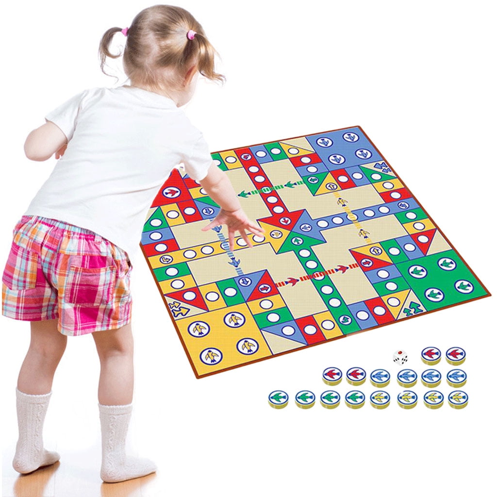 Buy Flying Chess Carpet Parent-child Game Creeping Mat Kids Aeroplane ...