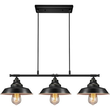 3-Light Kitchen Light Fixtures Ceiling Mount, Adjustable Multi ...
