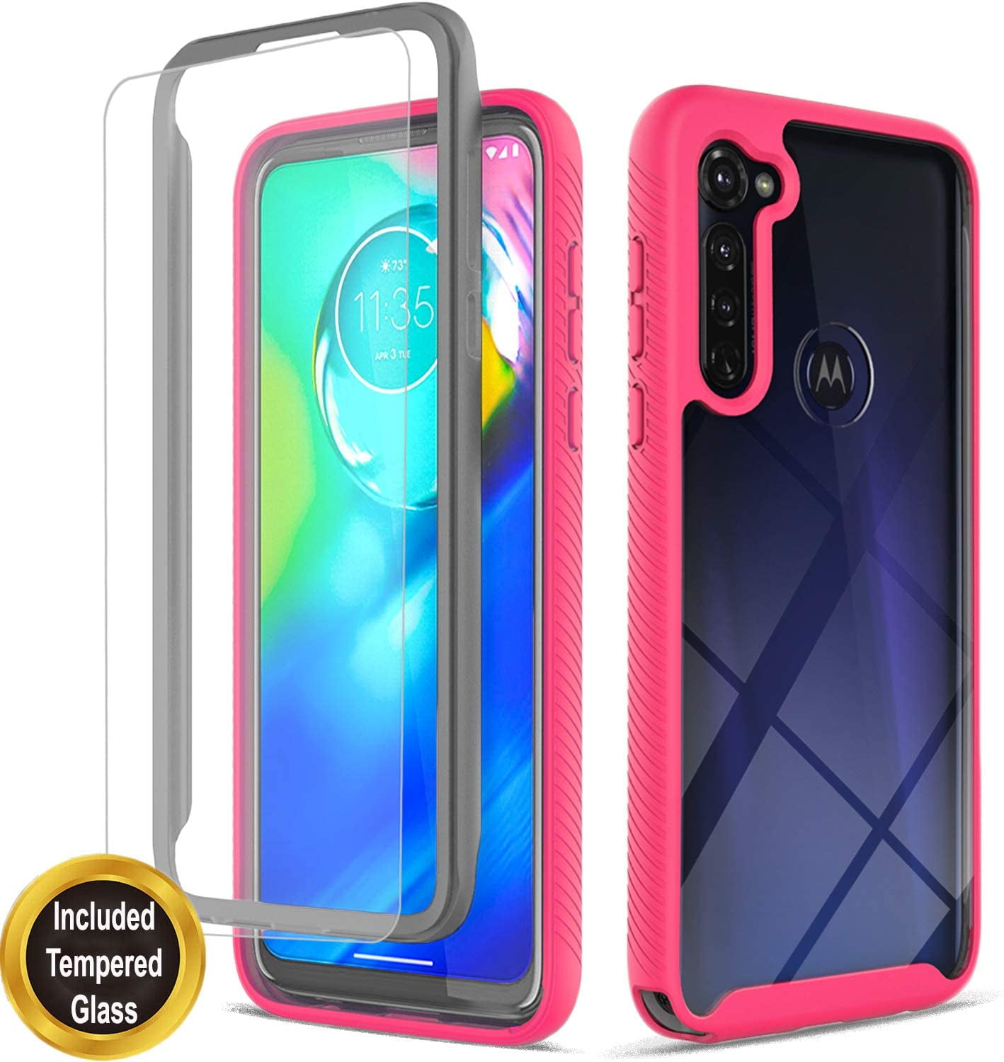 Motorola Moto G Stylus Case, Transparent Drop Proof Cover with ...