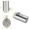 Tubular key cylinder lock replacement lock cylinder lock 19mm push ...